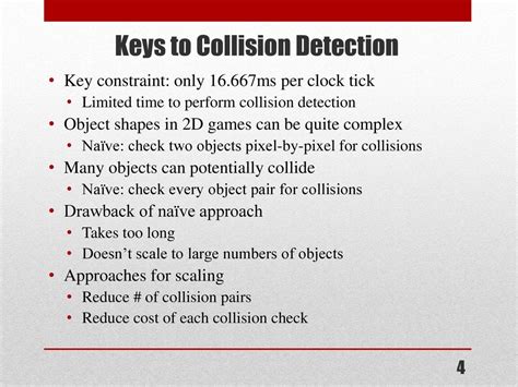 introduction to collision detection ppt download