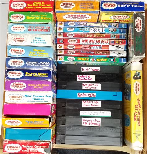 Thomas And Friends Dvd Vhs Collection