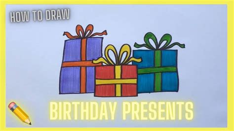 How To Draw A Birthday Present