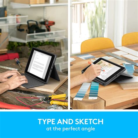 Logitech Rugged Folio Ipad B07yn9hy63