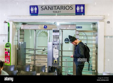 San Miguel De Allende Guanajuato Mexico Central De Autobuses Bus Station Public Restroom Toilet