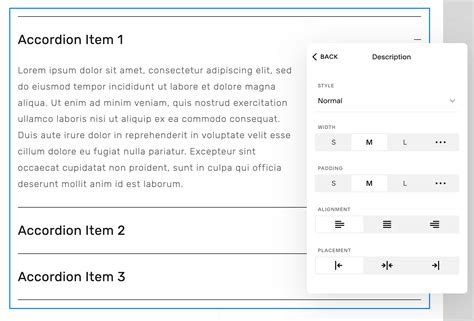 Squarespace Accordion Blocks How To Change Text Alignment Width Squarespace Web Design