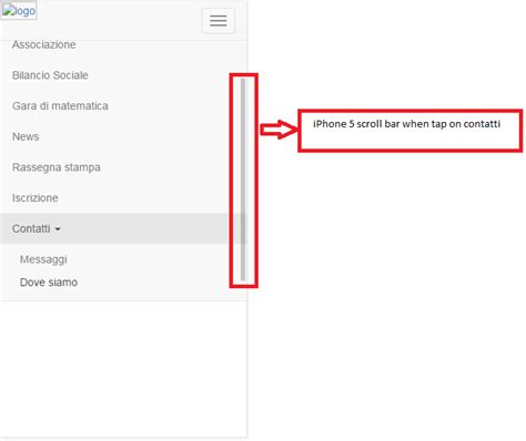 Html Dropdown In Navbar On Smartphone Stack Overflow