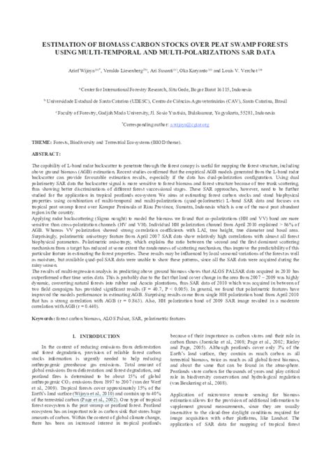 Pdf The Impact Of Temporal Decorrelation On Biomass Tomography Of Tropical Forests Dinh Thi