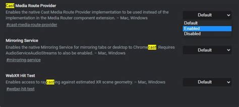 Cast Media To Device Is Not Working On Edge Enable This Flag