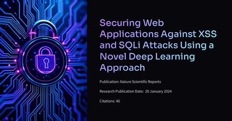 Securing Web Applications Against Xss And Sqli Attacks Using A Novel Deep Learning Approach