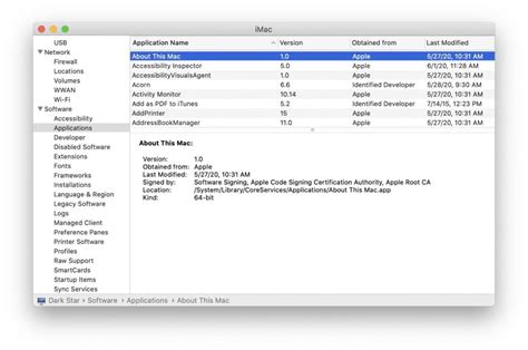 Understanding The Mac System Information App The Mac Security Blog