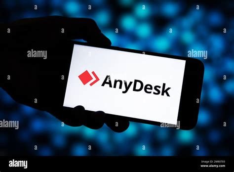 AnyDesk Editorial AnyDesk Is A Remote Desktop Application Stock Photo