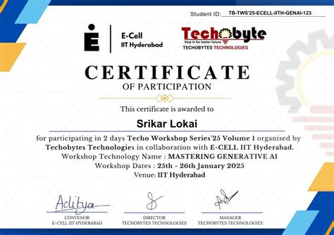 Srikar Lokai On Linkedin Generativeai Iithyderabad