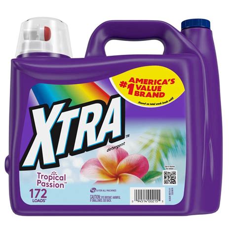 Xtra Tropical Passion Liquid Laundry Detergent 172 Loads 2064 Floz