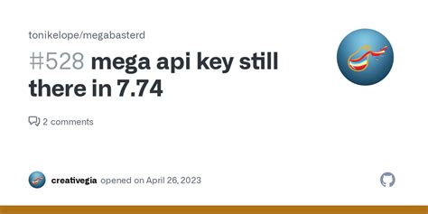 Mega Api Key Still There In 774 · Issue 528 · Tonikelopemegabasterd