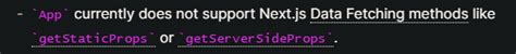 Getserversideprops In Custom App · Vercel Nextjs · Discussion 39904