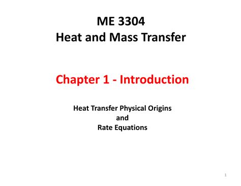 heat transfer ch 1 introduction lecture notes chapter 1