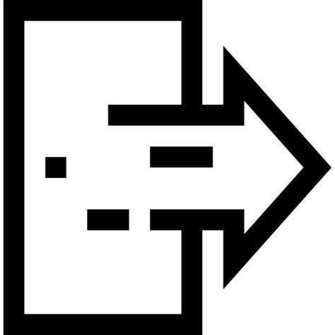 Exit Pixelmeetup Lineal Icon