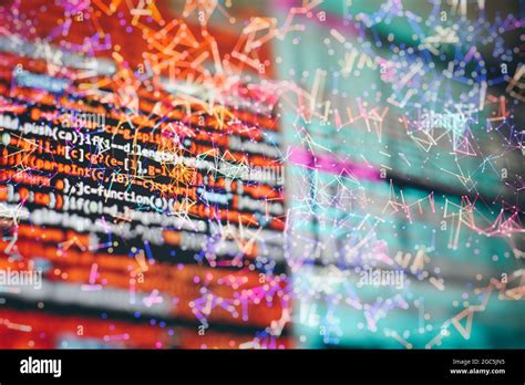 Abstract Computer Script Code Programming Code Screen Of Software Developer Software