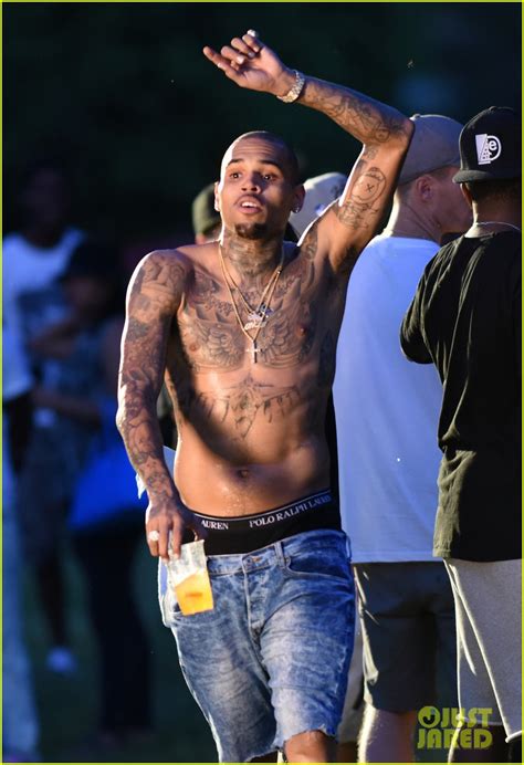 Chris Brown Shirtless Chris Brown Addresses His Split From Publicist