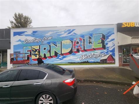 New Mural In Progress On Main Street Ferndale Record