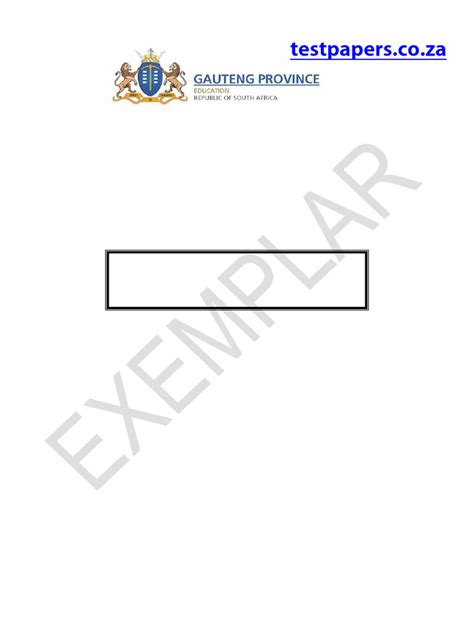 Gr10 Acc P1 English 2020 Exemplars Question Paper Pdf