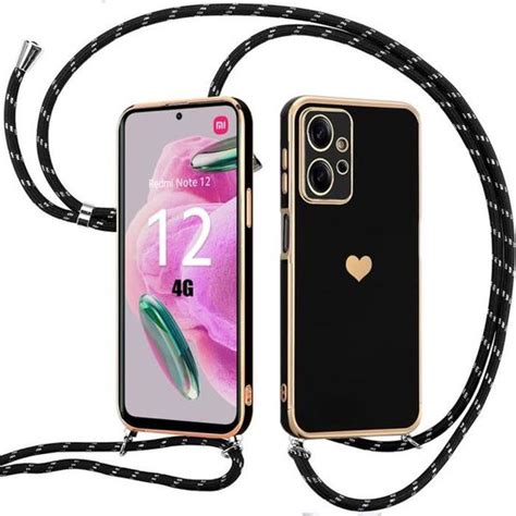 Coque Xiaomi Redmi Note Silicone Anti Rayures Cordon Noir Cdiscount T L Phonie