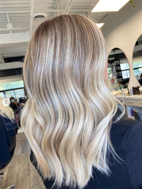 Marshmellow Blonde Summer Blonde Hair Balayage Hair Bright Blonde Hair