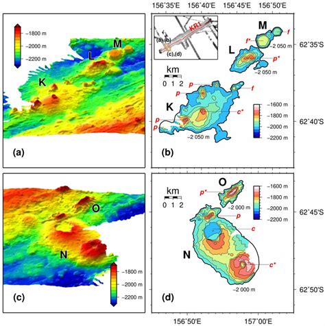 A Small Seamounts And The Seafloor Located On The Northern Flank Of
