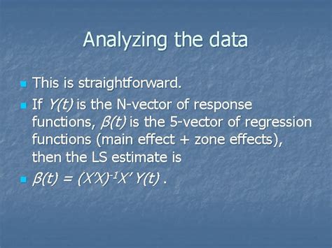 Functional Linear Models Three Types Of Linear Model