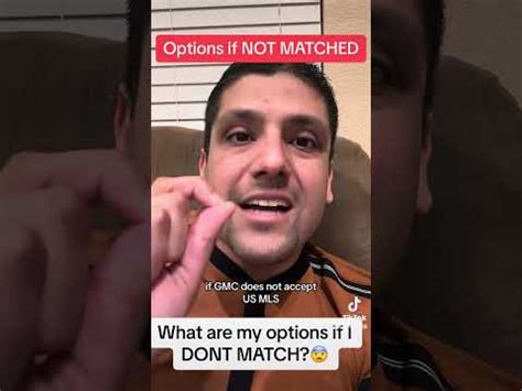 What Are My Options If I DONT MATCH YouTube