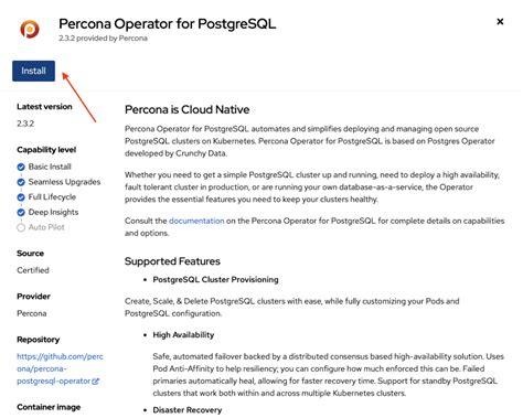 Percona Operator For Postgresql Is Red Hat Openshift Certified