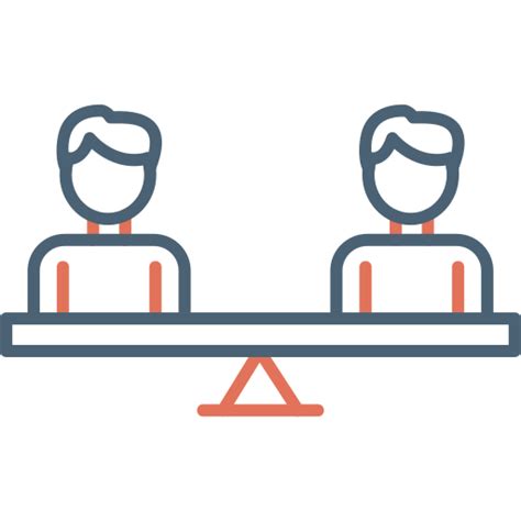 Equality Generic Outline Color Icon