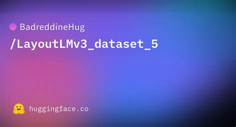 Badreddinehug Layoutlmv3 Dataset 5 · Datasets At Hugging Face