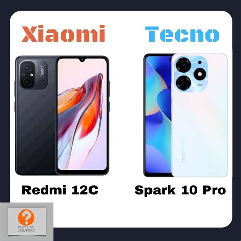 Redmi 12c Vs Tecno Spark 10 Pro Phones Nigeria