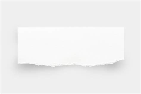 찢어진 종이 가장자리 찢어진 종이 질감 종이 태그 클리핑 패스가 있는 배경의 흰색 종이 시트 이미지 닫기 프리미엄 Psd 파일