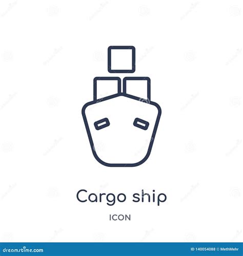 Linear Cargo Icon From Delivery And Logistic Outline Collection Thin Line Cargo Vector Isolated