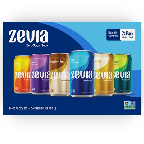 Customer Reviews For Zevia Zero Sugar Soda Variety Pack 12 Fl Oz 24 Pk
