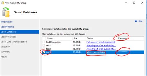 Sql Server Ssms 2016 Availability Groups Database Is Encrypted Error Database