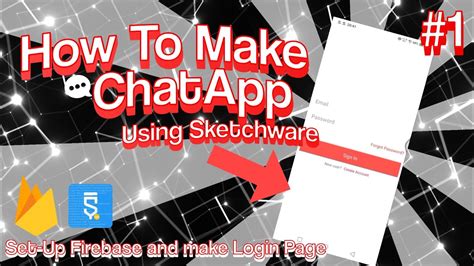 How To Make Chatapp 1 Sketchware Pro Youtube
