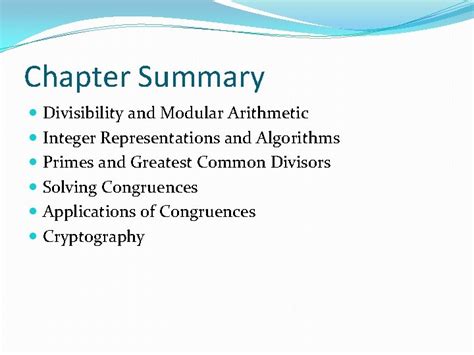 Number Theory And Cryptography Chapter With QuestionAnswer