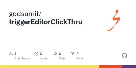 Github Godsamit Triggereditorclickthru