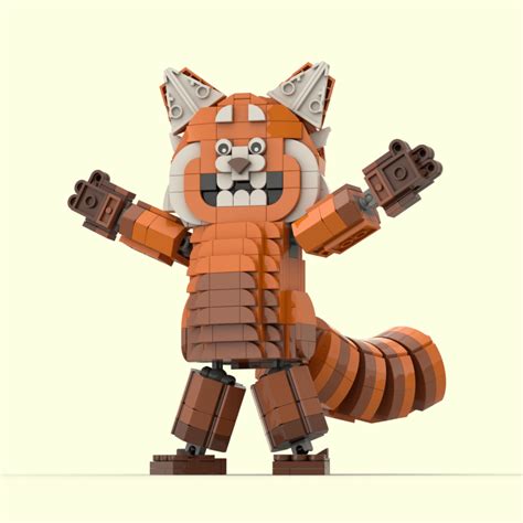 I Made The Red Panda From Turning Red Rlego