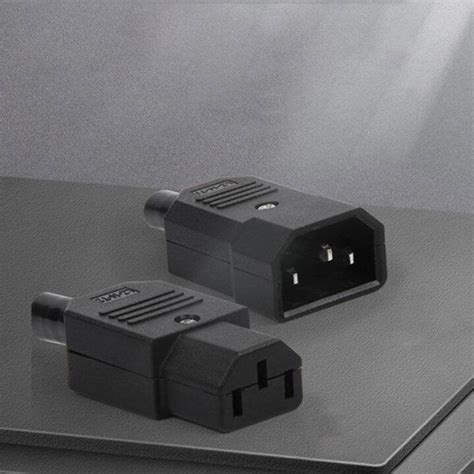 Panda 1 Pair C13 Iec Rewirable Male Female Inline Socket Plug 10a 250v 3 Pin Kettle Lazada Ph