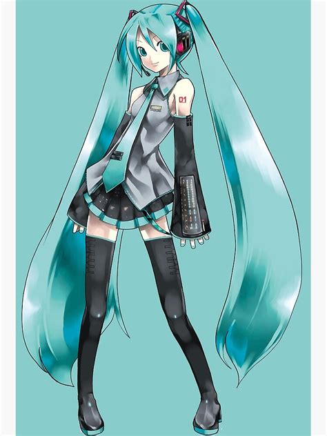 Hatsune Miku Drawing Hatsune Miku Hatsune Miku Posters And Art