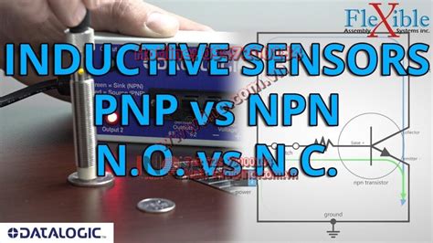 Inductive Sensors PNP Vs NPN N O Vs N C Datalogic INO Measure Co Ltd