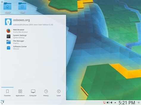 Kde Neon Desktop OSBoxes Virtual Machines