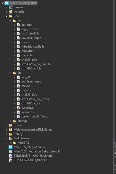 Porting Mbed Tls To The Stm32h5 Platform With Hard