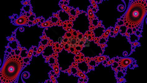 Mandelbrot 分形缩放模式高清摄影大图 千库网