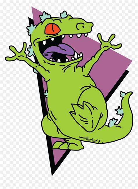 Reptar Rugrats Hd Png Download Vhv Cartoon Tattoos 90s Cartoon