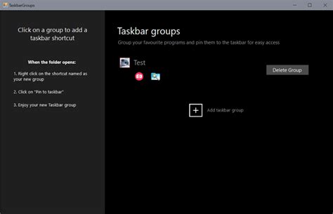 How To Group Shortcuts On The Taskbar By Using TaskbarGroups