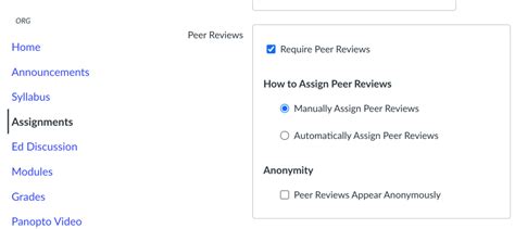 use peer review in canvas to build your learning community courses at