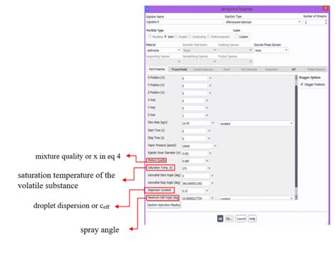 Dpm Atomizer Models Part Ii Air Blast Flat Fan And Effervescent Atomizer Models Mr Cfd