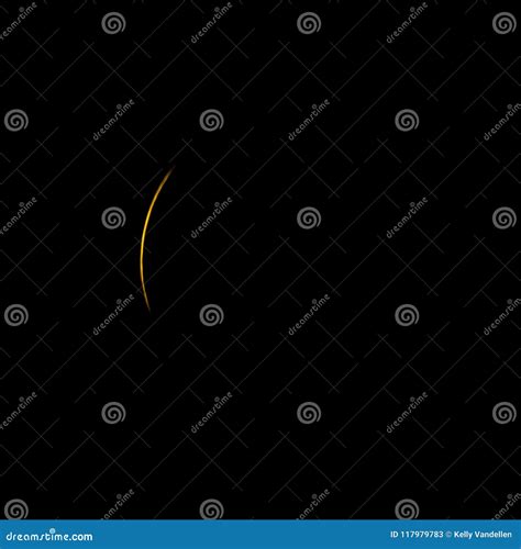 Sliver Of Sun Stock Image Image Of Moon Astrophotography 117979783